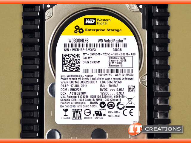 WD3000HLFS-75G6U1-DELL - New Other - DELL / WESTERN DIGITAL 300GB 10K ...