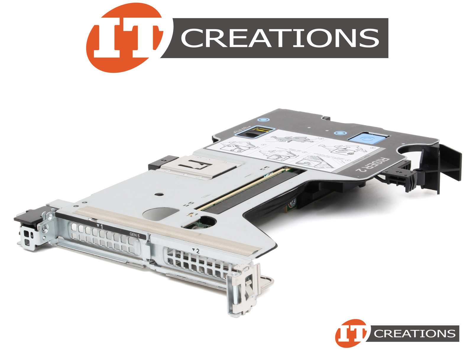 WD82R DELL Riser2 Cage For DELL EMC Poweredge R6625 Riser 2 Bracket ( 2 ...