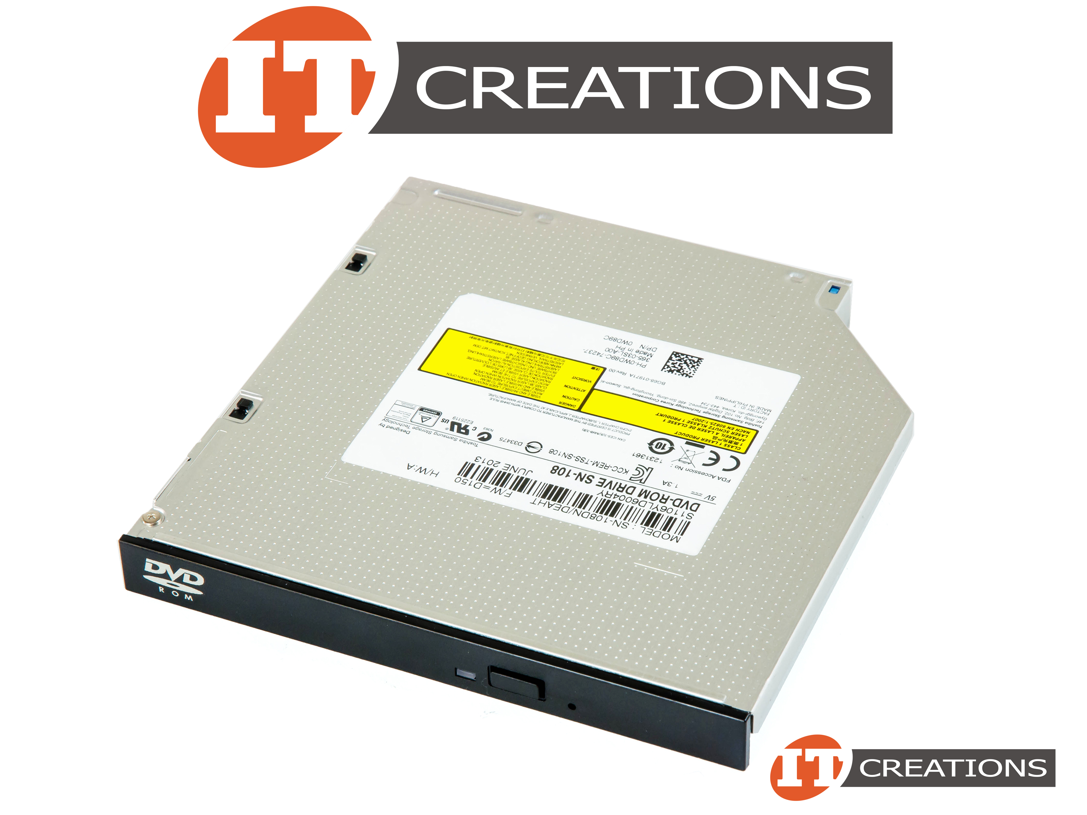 WD89C DELL Optical Drive DVD ROM Slim Line Drive