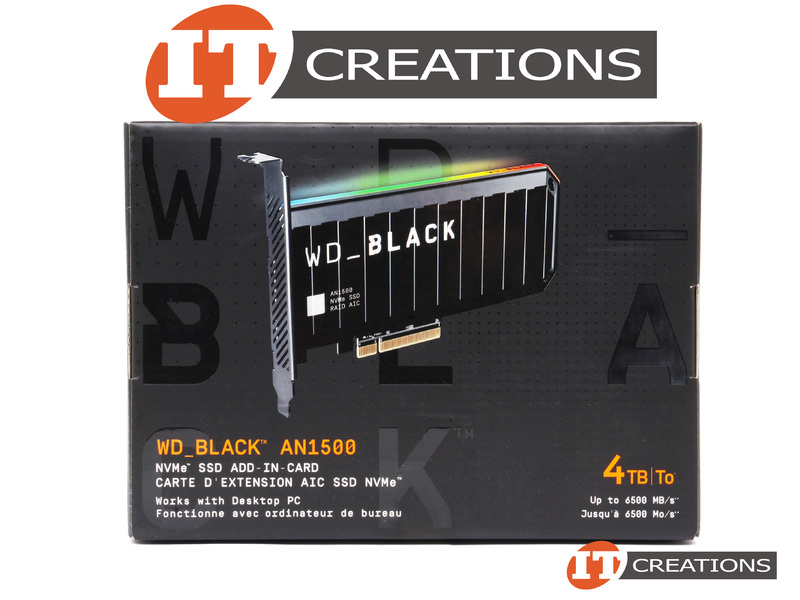 WDS400T1X0L-00AUJ0-RET - Retail - Western Digital 4TB PCIE Gen3 X8 NVME ...