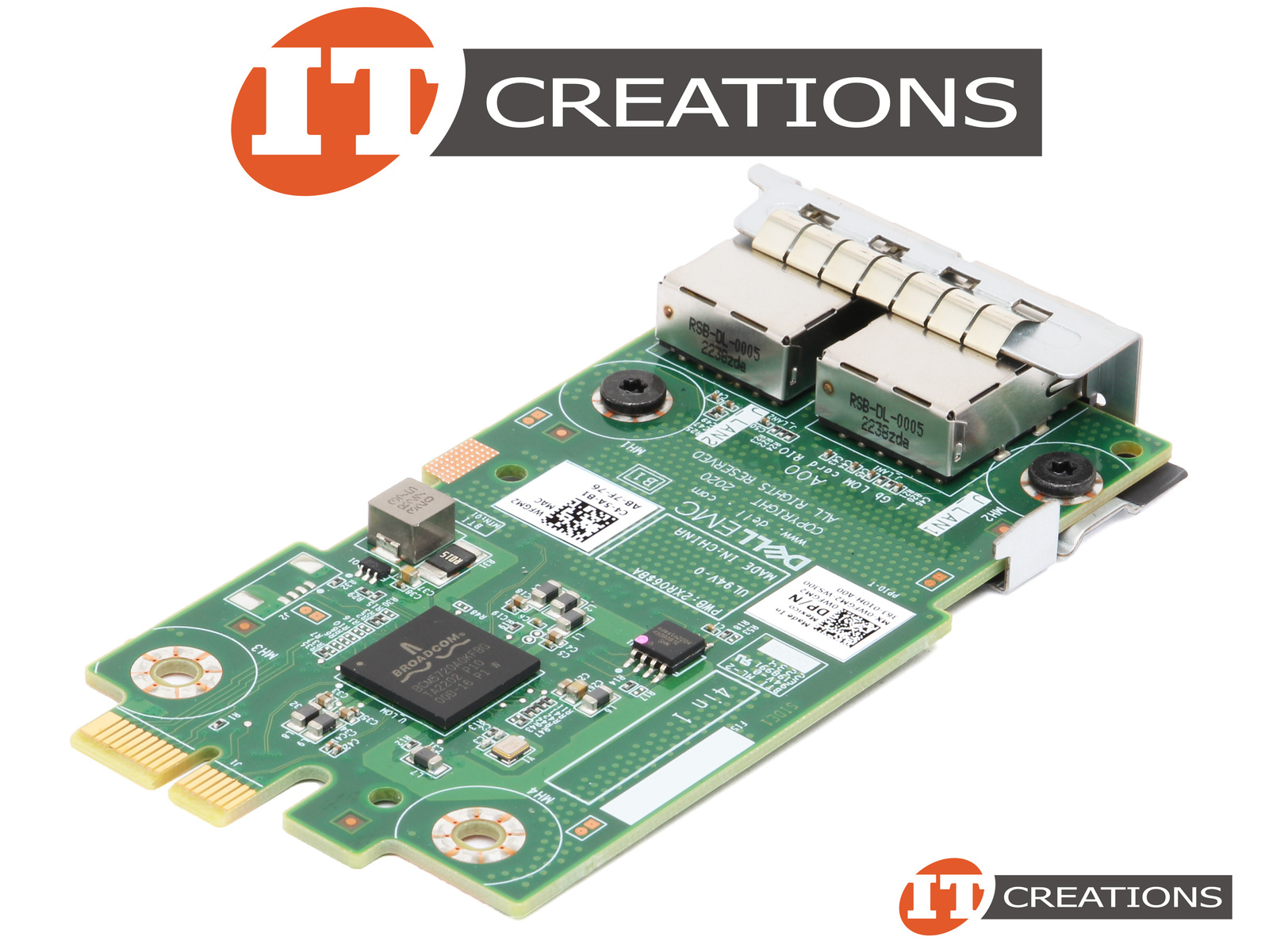 WFGM2 DELL / Broadcom Bcm5720 1gbe Base-T Dual Port LOM Card RIO For ...