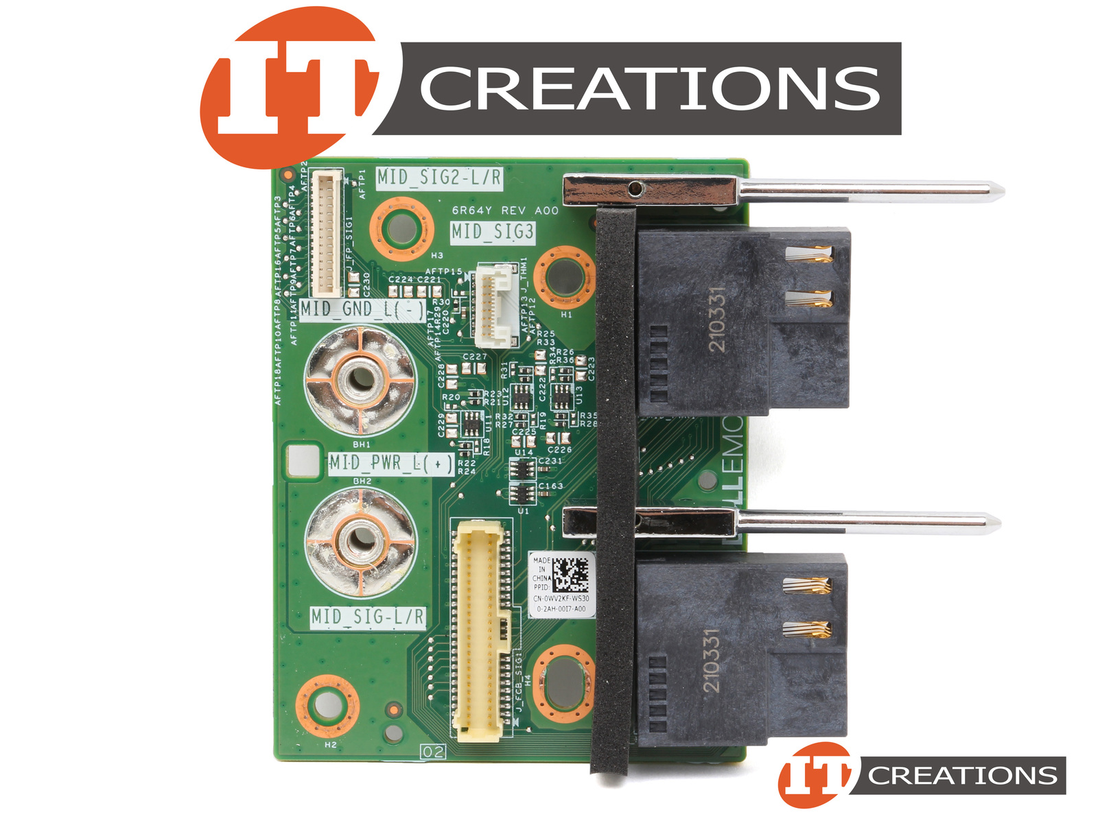 WV2KF DELL MIDPLANE BOARD FOR DELL EMC POWEREDGE C6600 ENCLOSURE ...