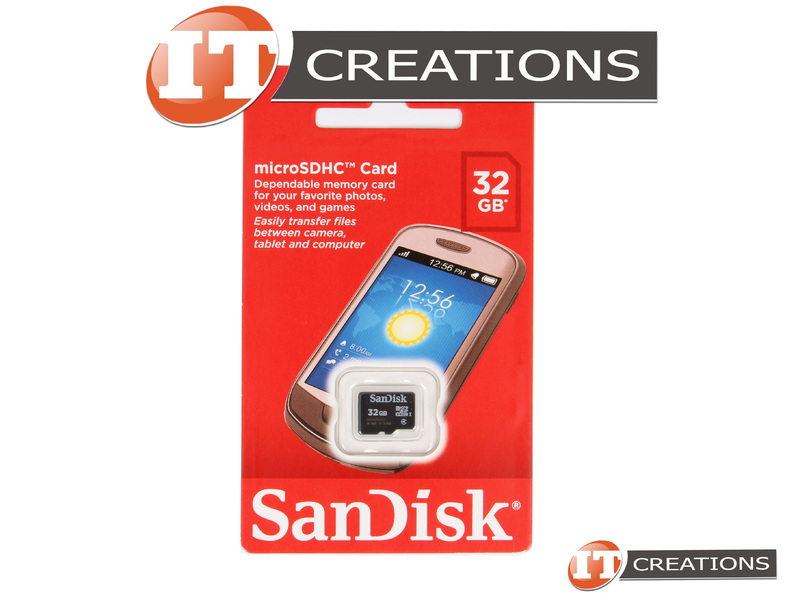 X000KK8EXV-RETAIL - Retail - Sandisk 32GB Microsdhc HC I C4 SD Card Micro Secure Digital Card ...