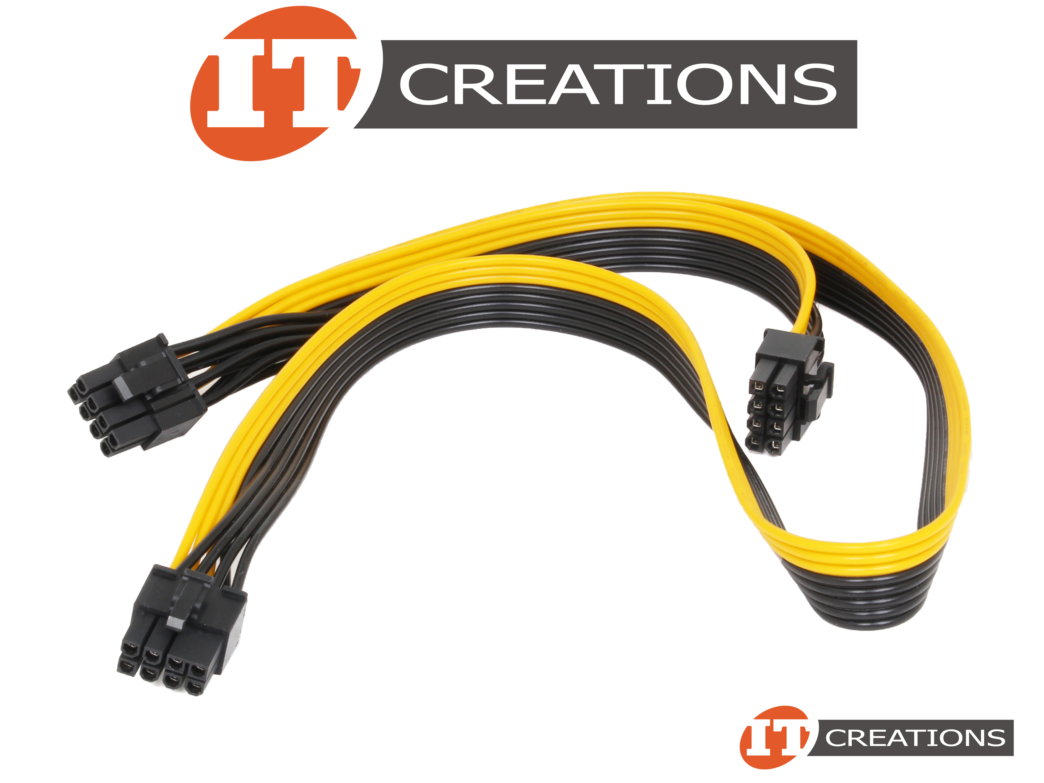 X001Q51SEV Comeap 8 PIN TO 8P Power Cable 8pin TO ( 2 ) TWO 6p+2p