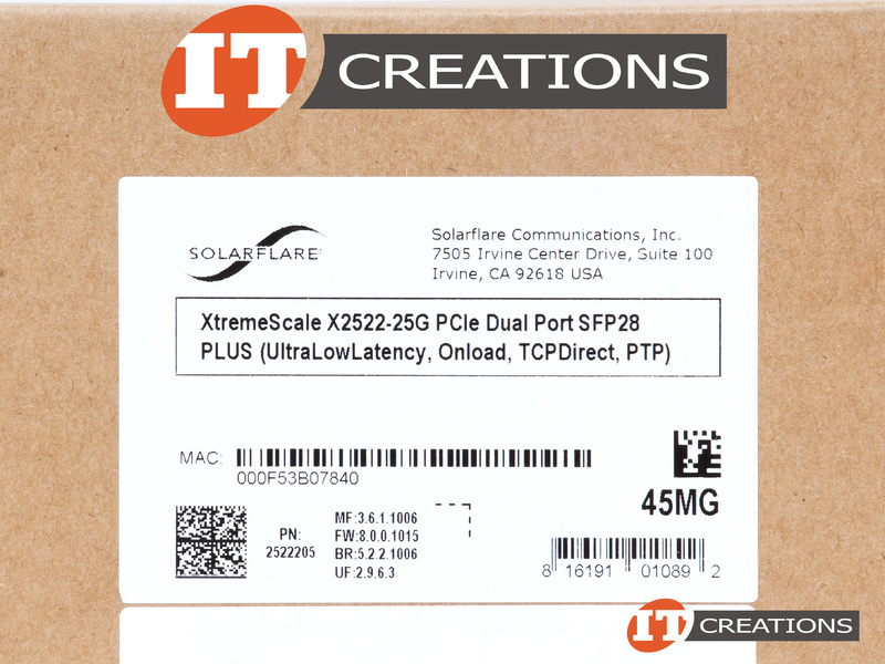 X2522-25G-PLUS-NEW - New - AMD / Xilinx / Solarflare Xtremescale X2522 ...