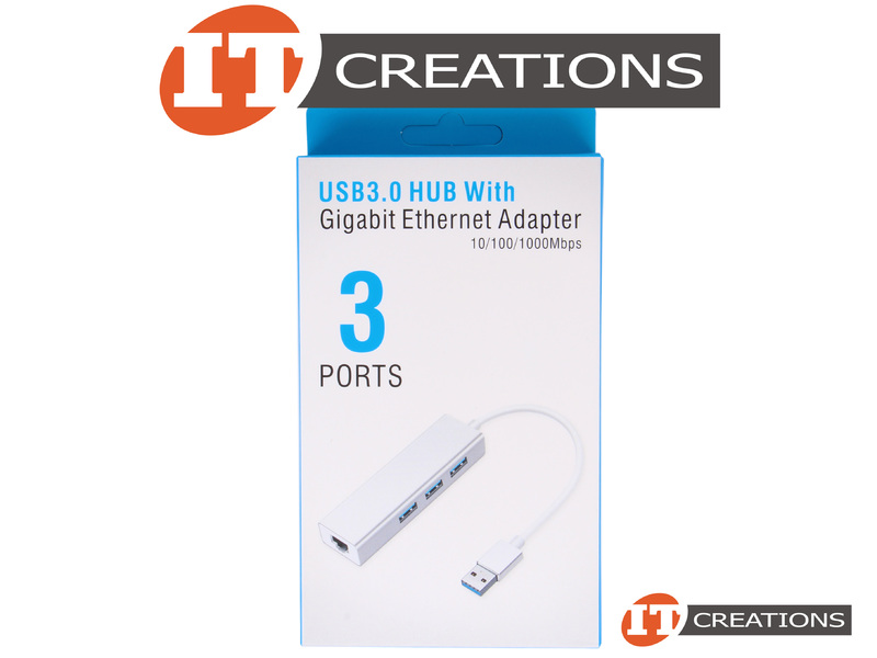 X3USB-RJ45-USB-HUB-NEW - New - USB 3.0 HUB With Ethernet Adapter Multi ...