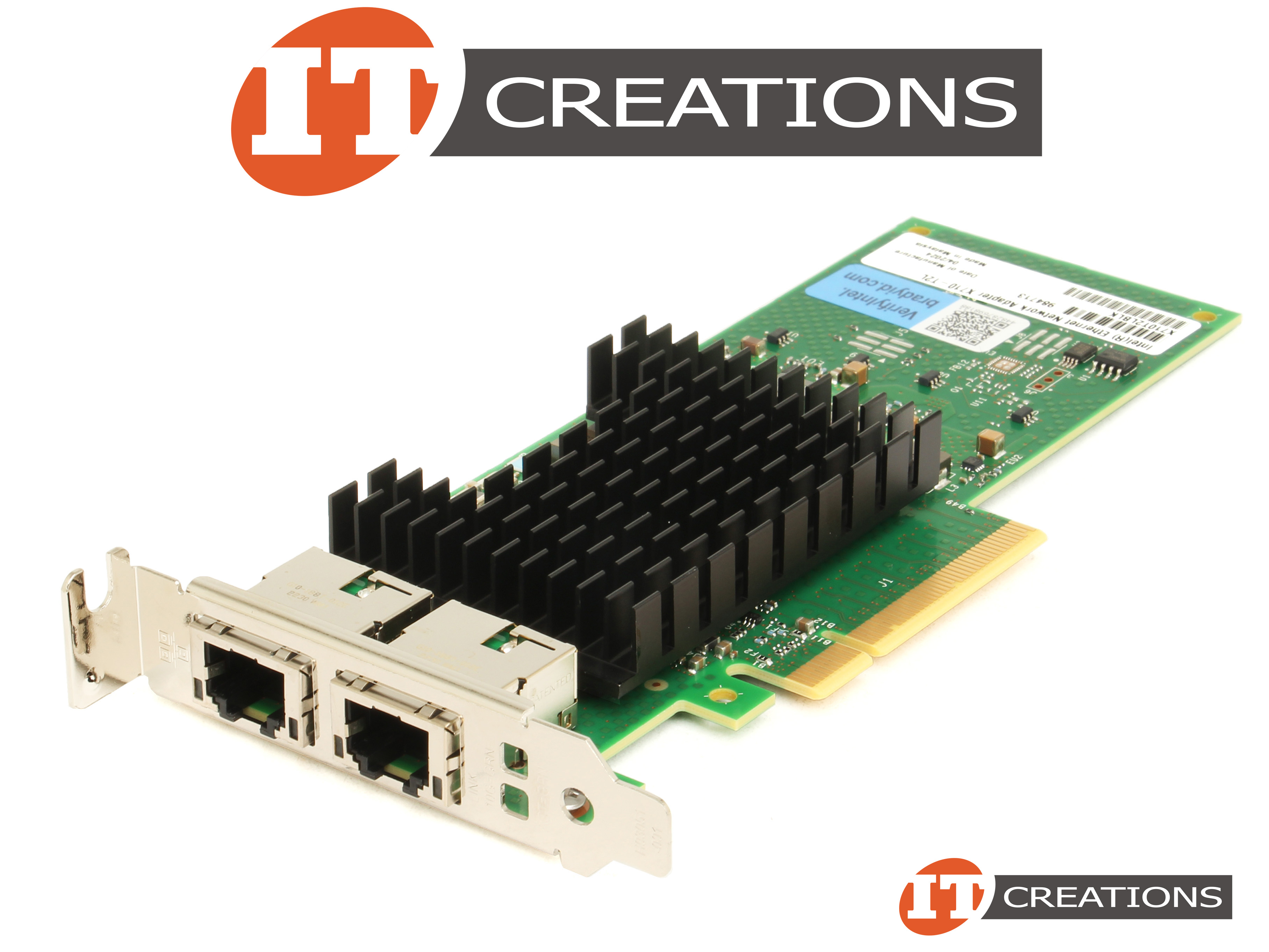 X710T2LBLK-LOW P Intel X710-T2L 10gbase-T Dual Port PCI-E 3.0 X8 Network Adapter 10gb/s Ethernet ...