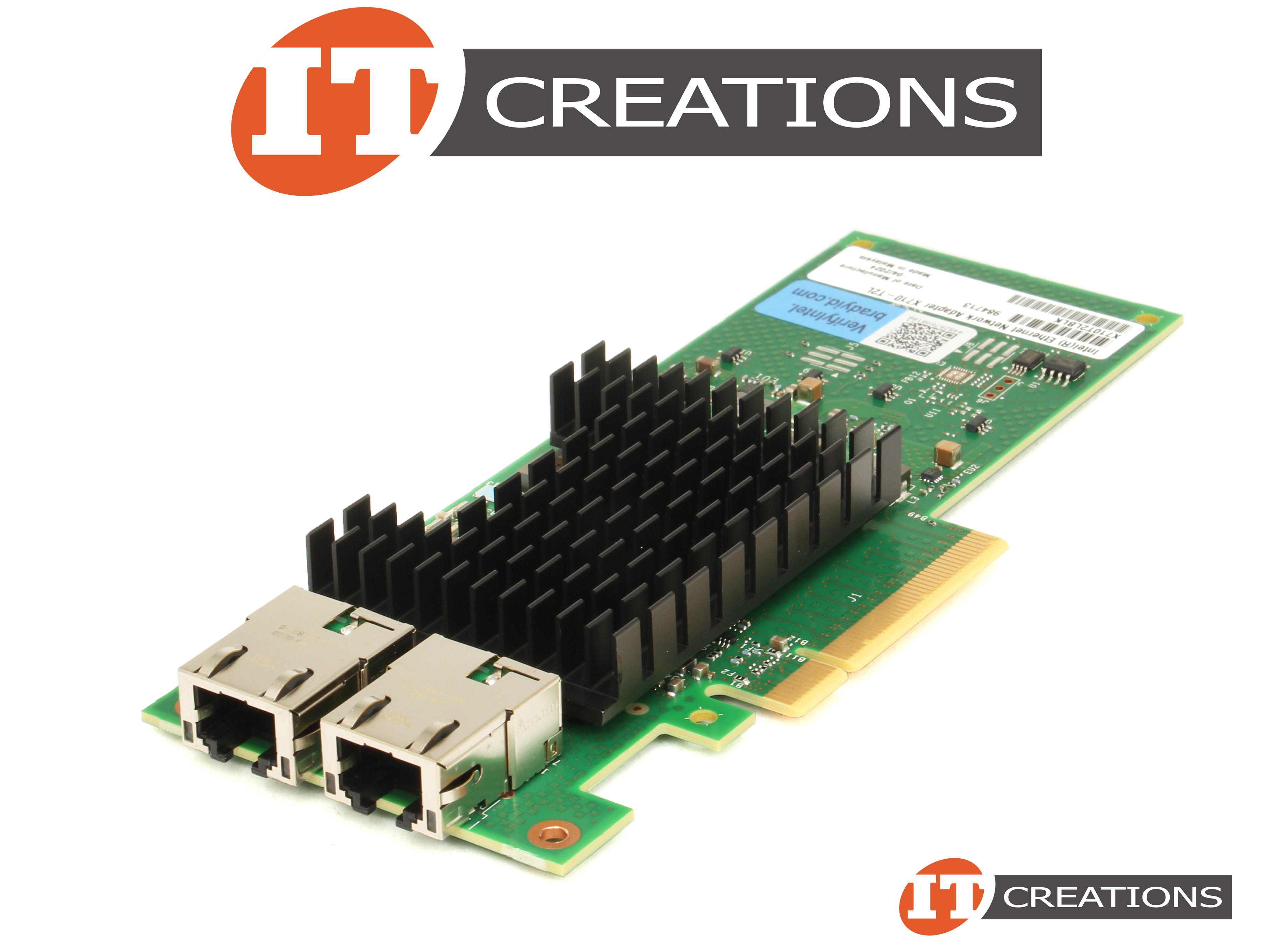 X710T2LBLK-NO BRACKET Intel X710-T2L 10gbase-T Dual Port PCI-E 3.0 X8 Network Adapter 10gb/s ...