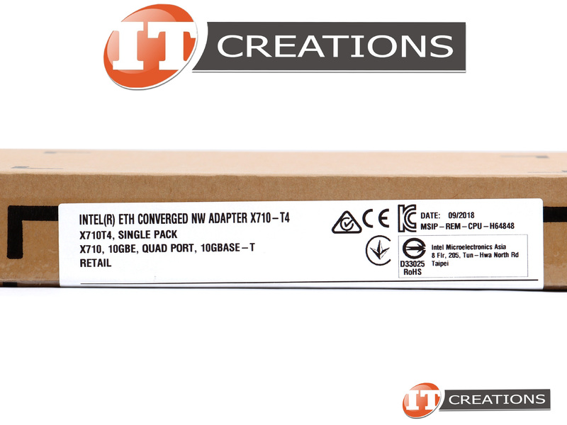 X710T4-RETAIL - Retail - Intel X710-T4 CNA 10gbe Quad Port Converged ...