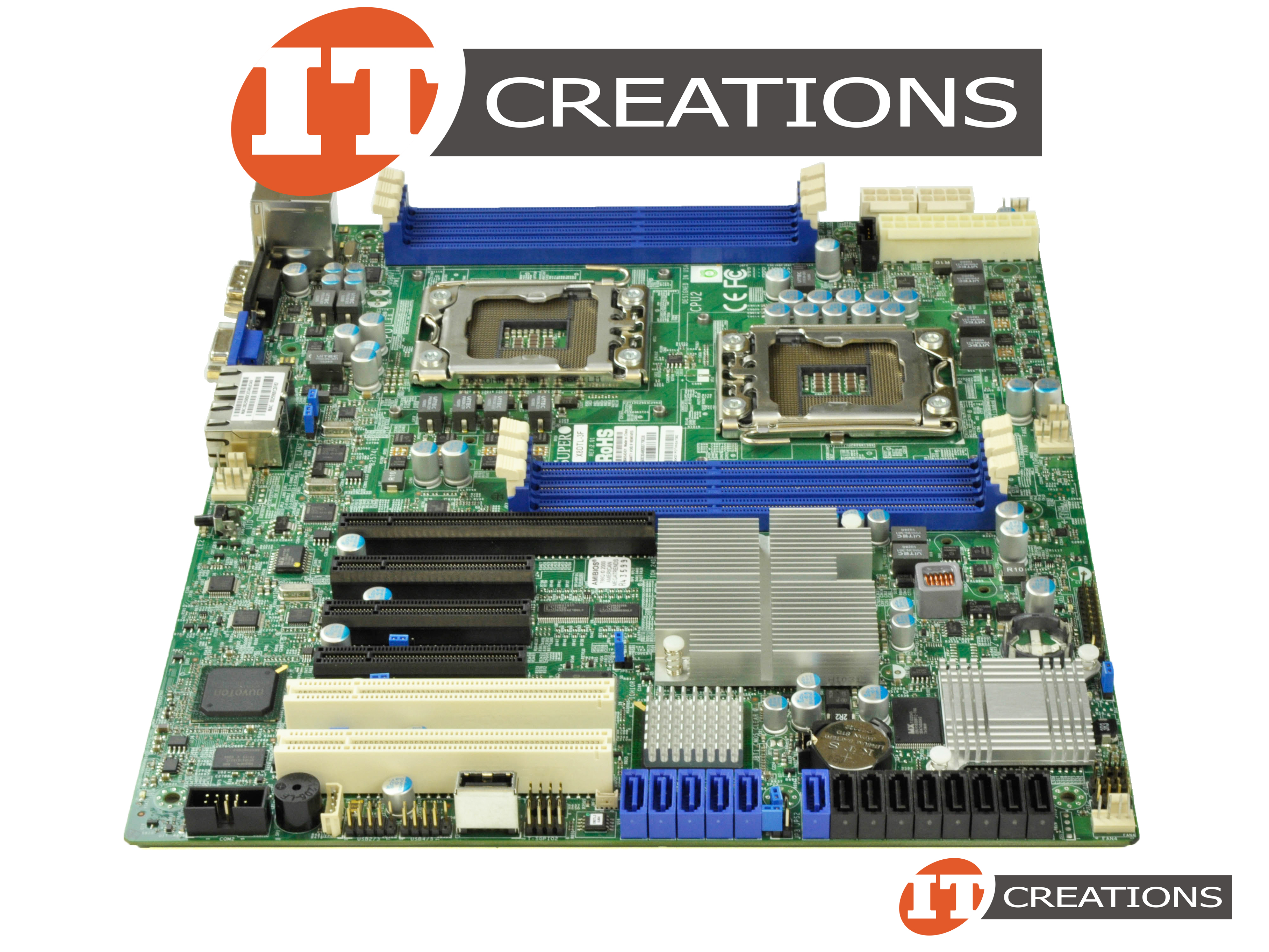 X8DTL-3F SUPERMICRO MOTHERBOARD ( 2 ) TWO CPU SOCKETS ( INTEL 5500 ...