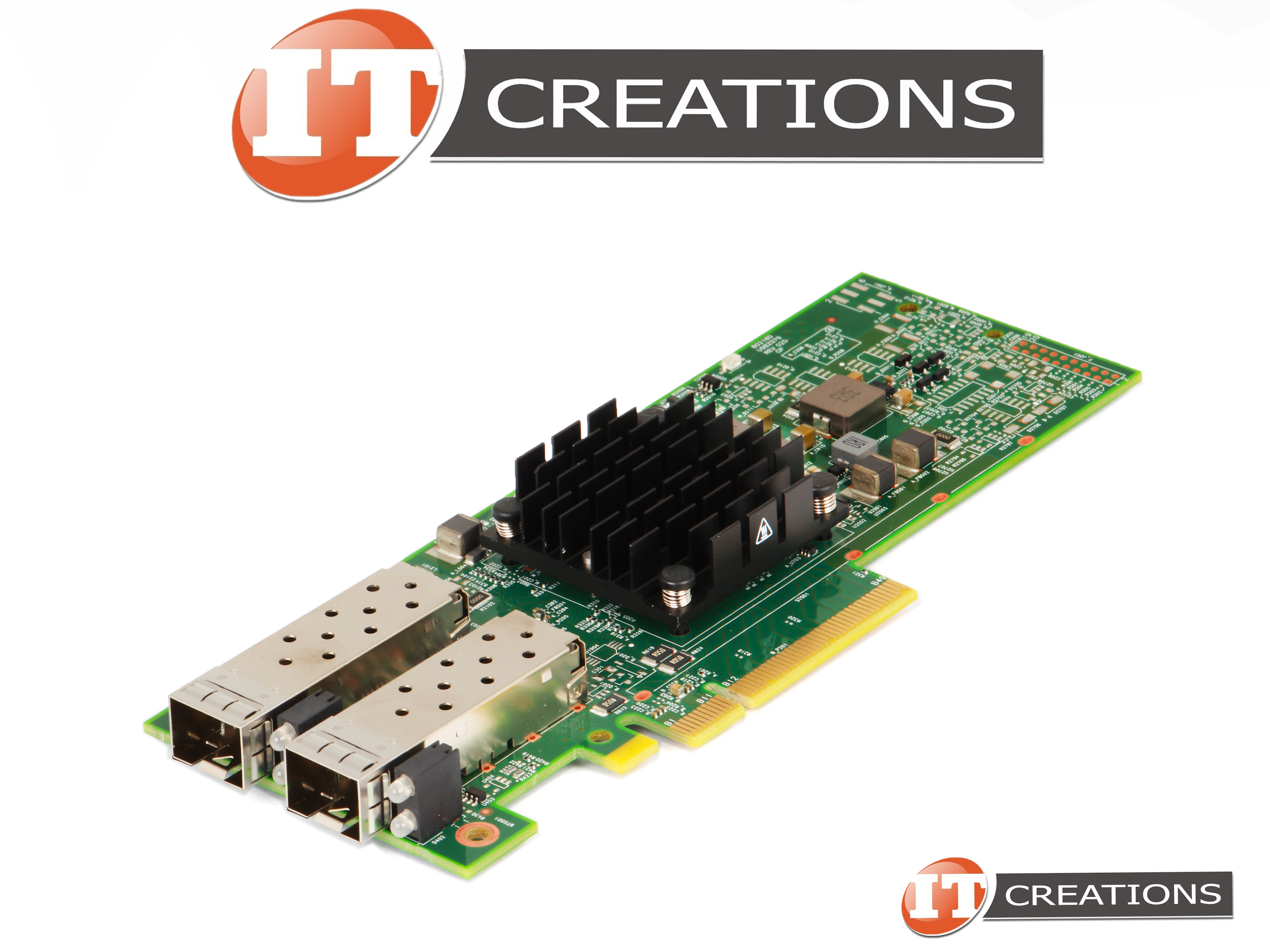 XFN5V-NO BRACKET DELL Broadcom 57412 10GB Dual Port Sfp+ PCI-E X8 ...