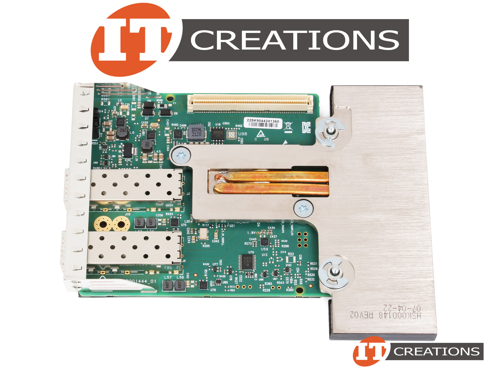 XJ8VT DELL / Nvidia Connectx-4 LX Rndc 25gbe Dual Port Sfp28 Rack ...