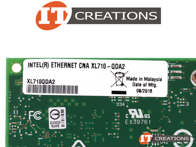 XL710QDA2 - New Other - Intel Xl710-Qda2 CNA 40gbe Dual Port Qsfp+ PCI ...