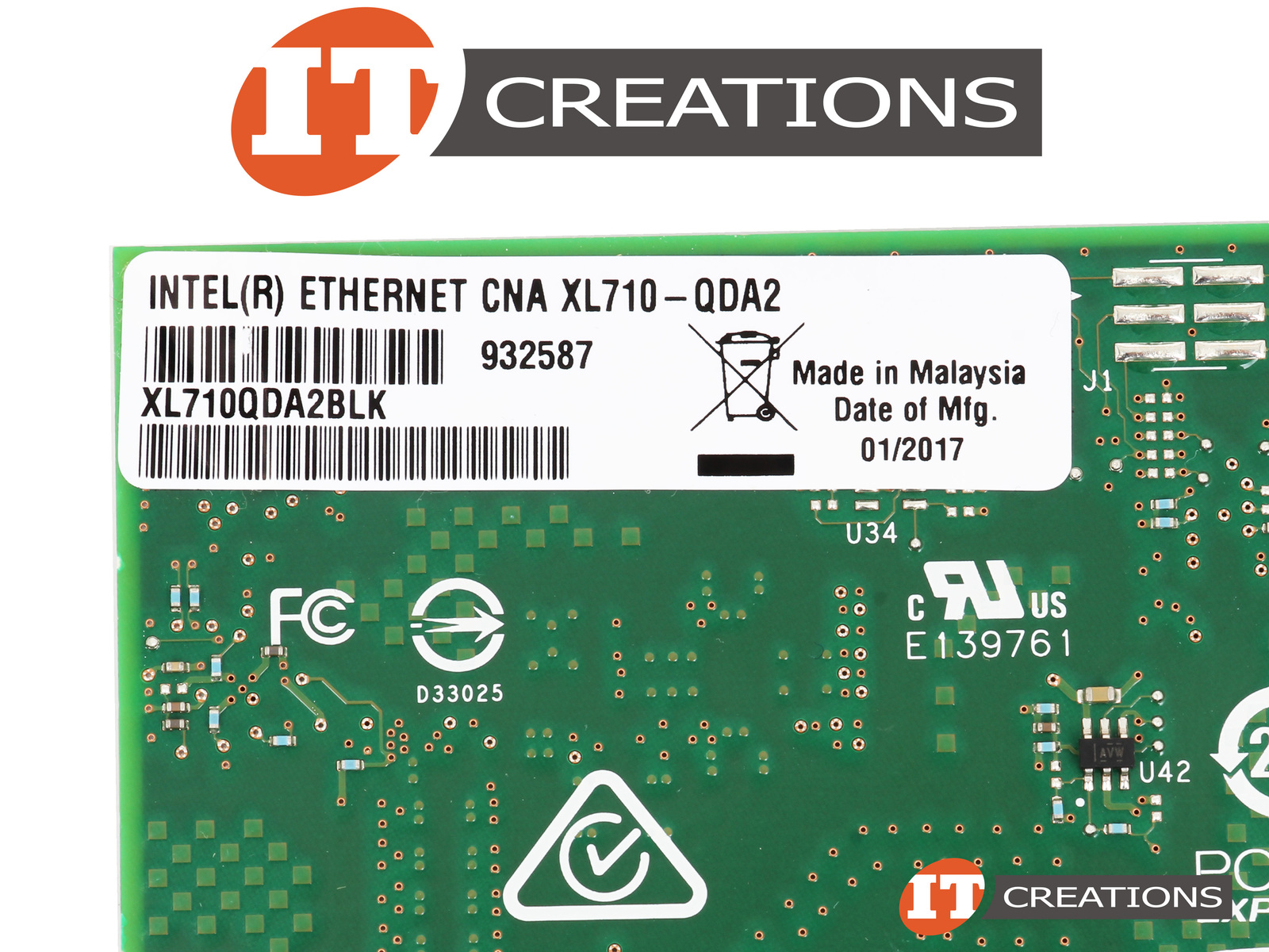 XL710QDA2BLK - New Other - INTEL XL710-QDA2 CNA 40GBE DUAL PORT QSFP+ ...