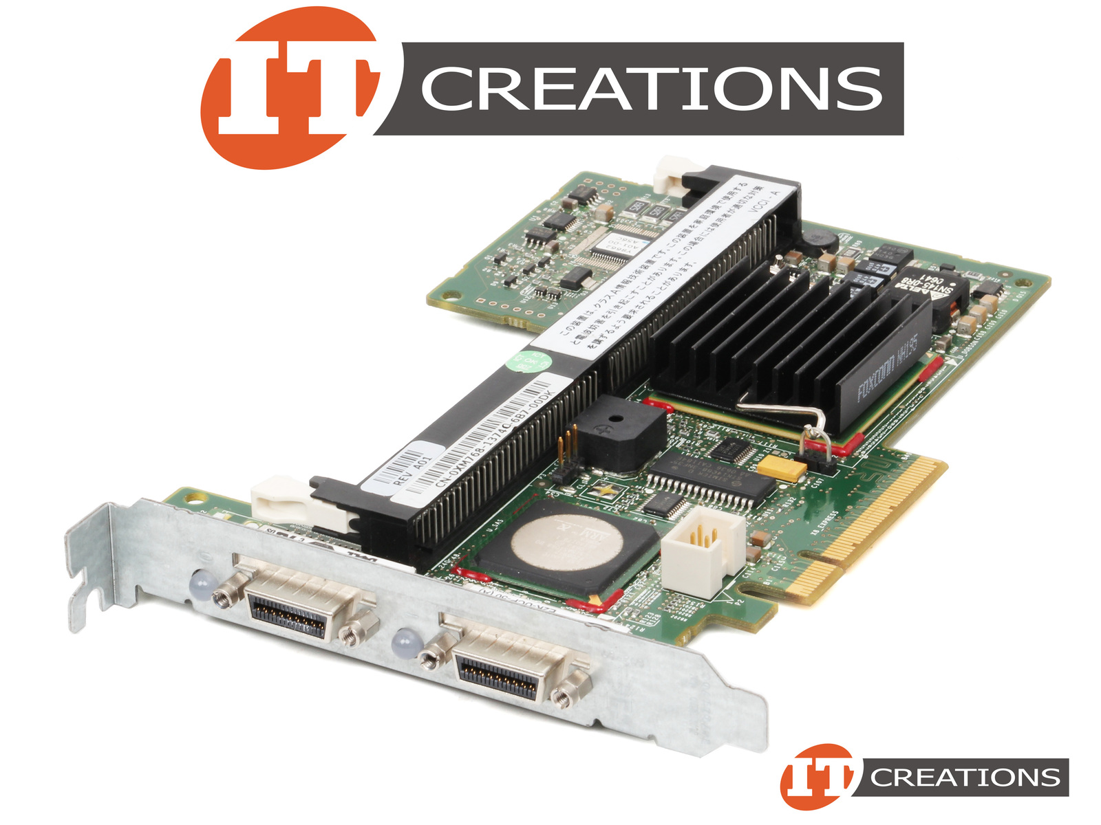 XM768-HIGH P DELL PERC 5/E ADAPTER 3GB/S SAS EIGHT PORT PCI-E 1.0 X8 ...