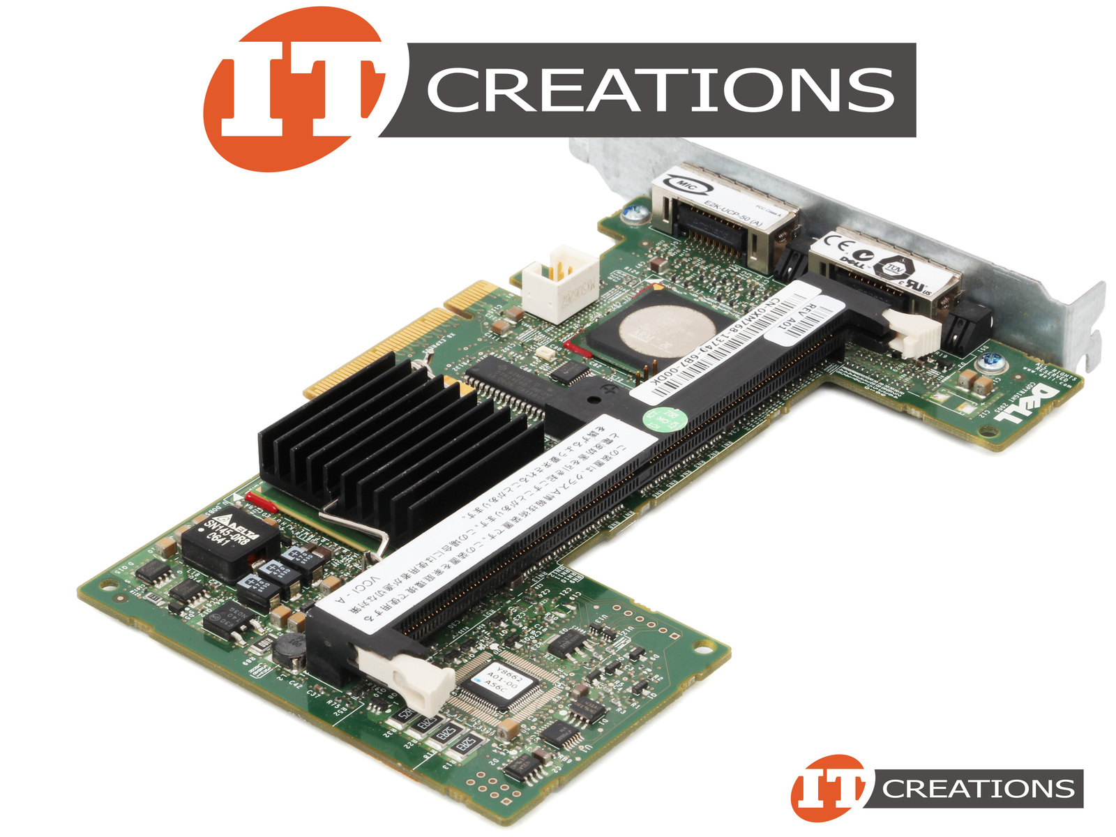 XM768-HIGH P DELL PERC 5/E ADAPTER 3GB/S SAS EIGHT PORT PCI-E 1.0 X8 ...