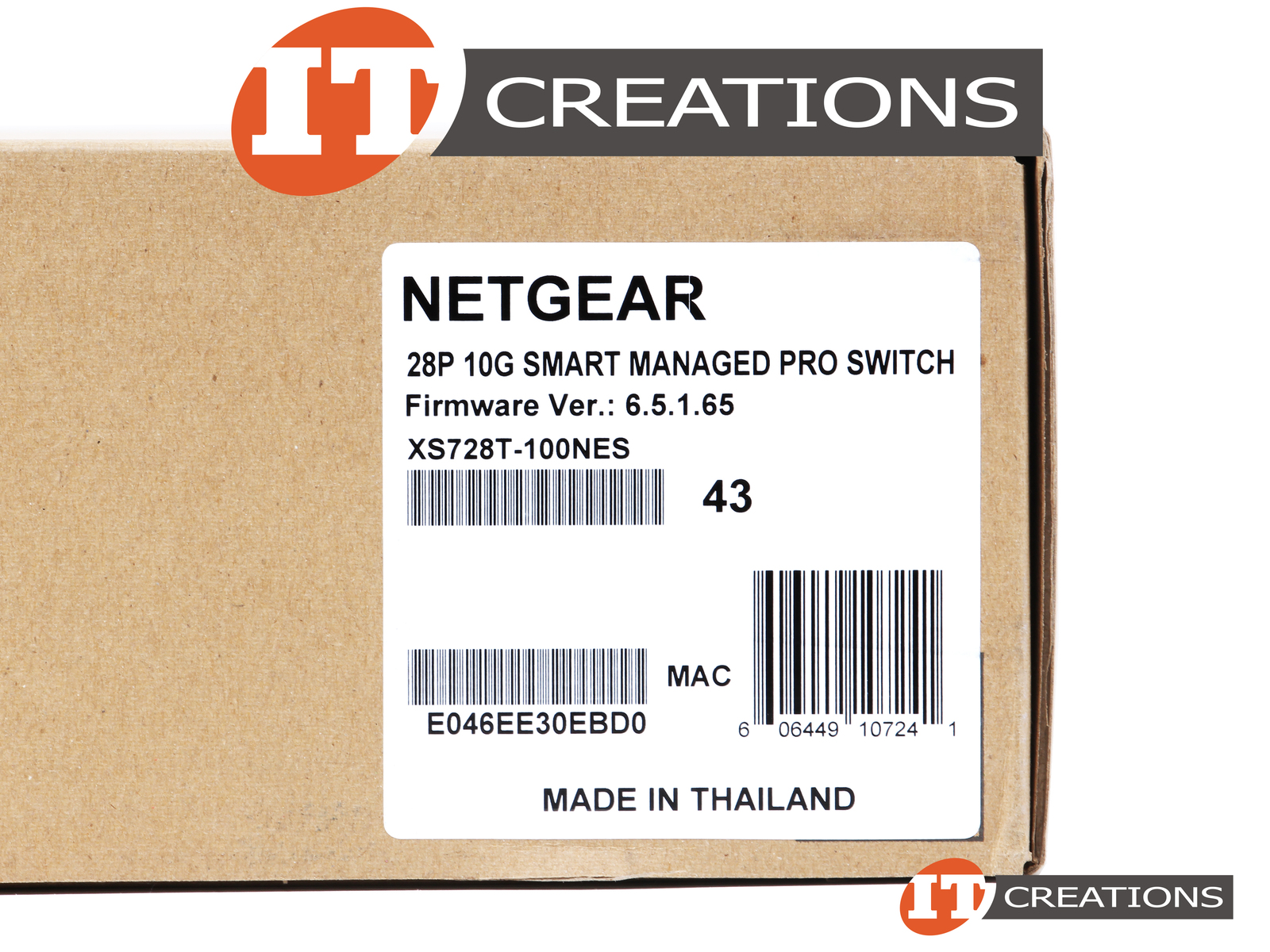 XS728T-100NES-NEW - New - Netgear Xs728t 10gbe 28 Port Switch 24 Port ...