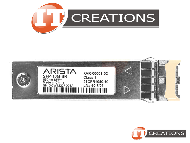 XVR-00001-02 Arista 10gbe 850nm SR MMF LC Sfp+ Transceiver 10gbase-T ...