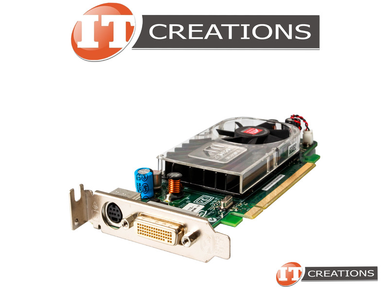 XX355-LOW P - Used - DELL ATI Radeon HD 2400 XT GPU 256MB PCI-E X16 ( 1 ) ONE DMS-59 ( 1 ) ONE 7 ...
