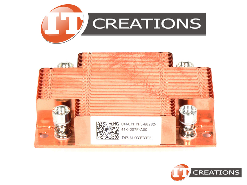 YFYF3 DELL HEATSINK FOR DELL POWEREDGE FC620 - COPPER SCREW DOWN TYPE