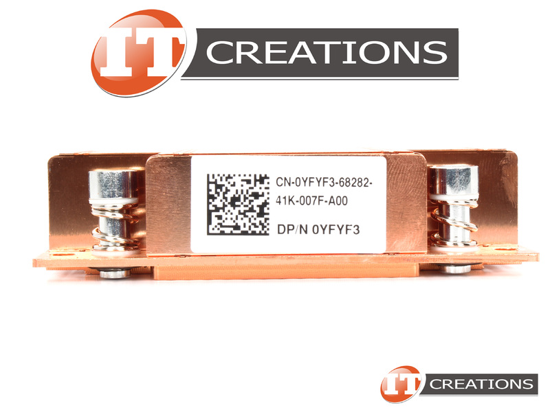 YFYF3 DELL HEATSINK FOR DELL POWEREDGE FC620 - COPPER SCREW DOWN TYPE