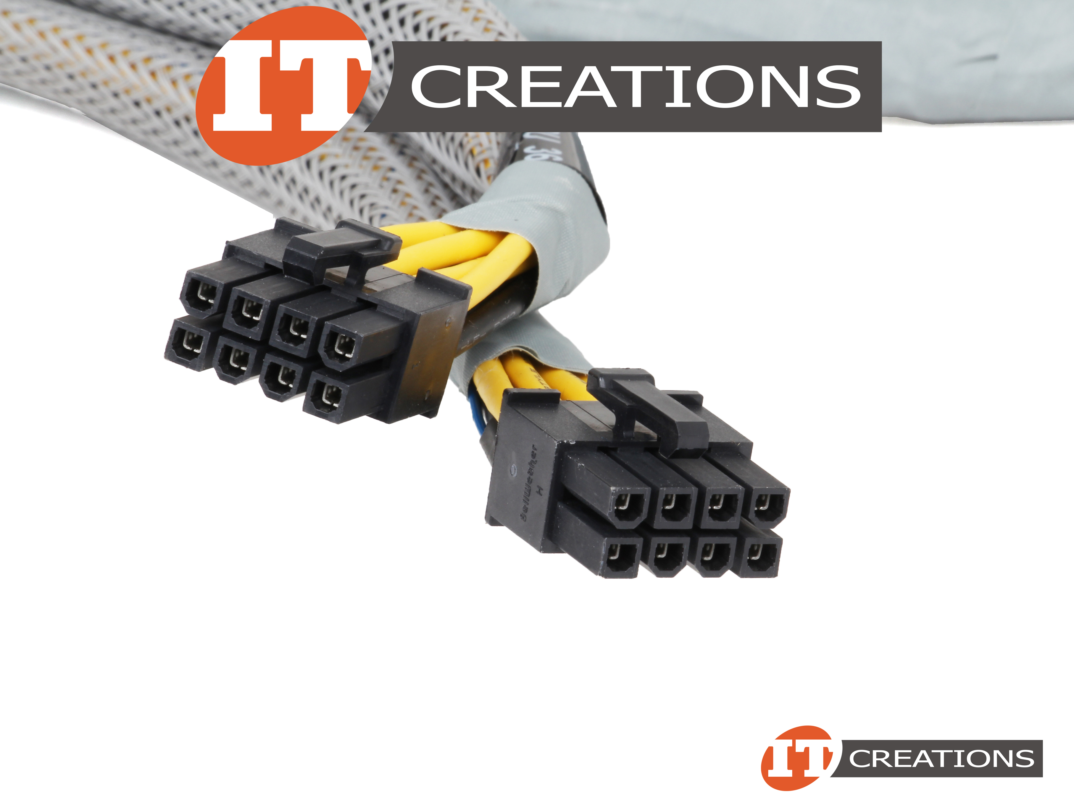 YHF7N DELL Gray GPU / CPU Power Cable For DELL Poweredge R760xa Grey