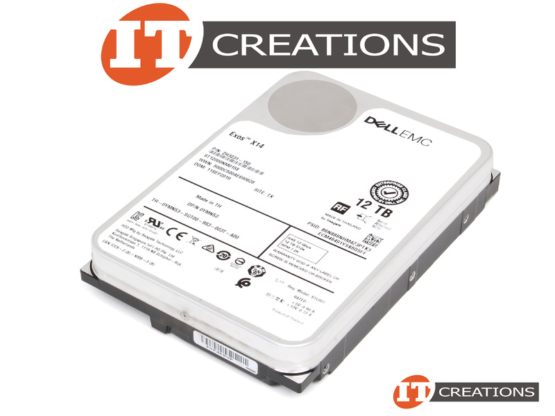 YMN53 - Refurbished - DELL EMC / Seagate 12TB 7.2k RPM SAS III 3.5 Inch ...