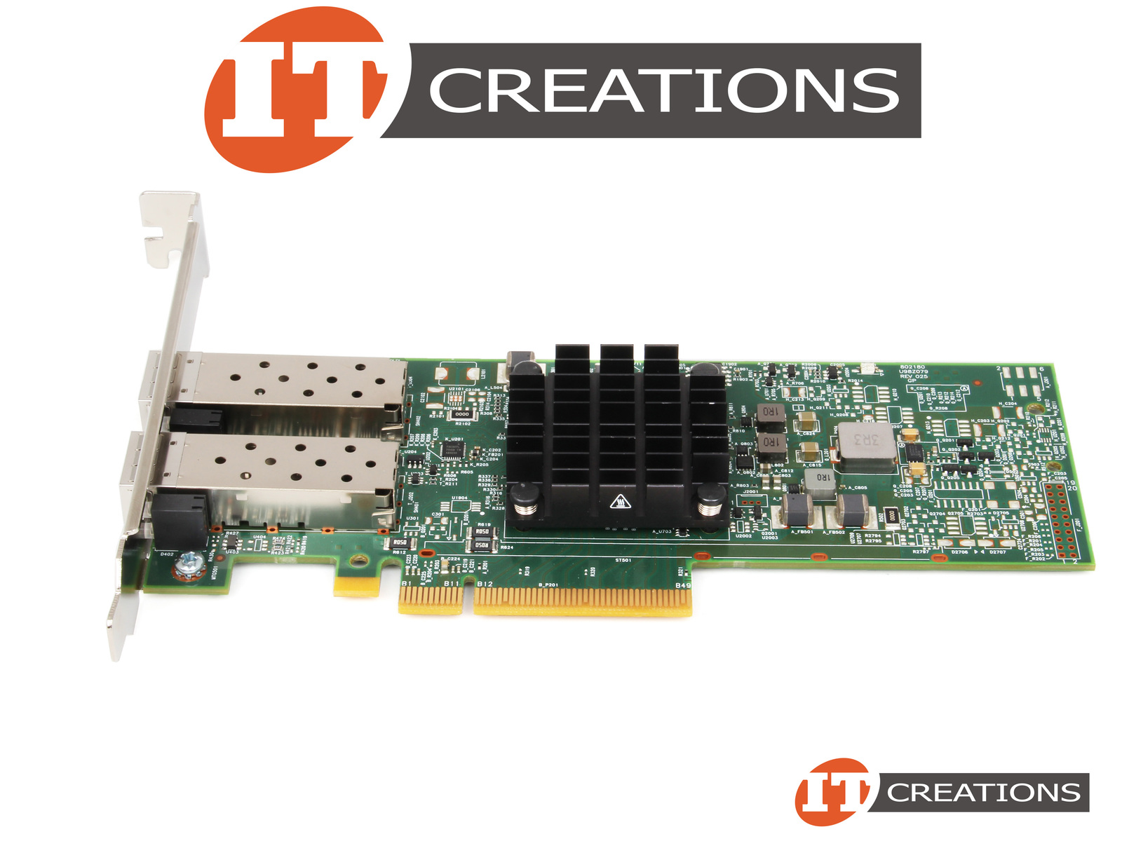 YR0VV-HIGH P DELL Broadcom 57412 10GB Dual Port Sfp+ PCI-E X8 Network ...