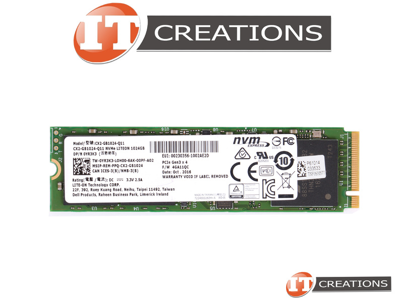 YR3K3 - Refurbished - DELL / Liteon 1024GB PCIE Gen3 X4 NVME M.2 2280 ...