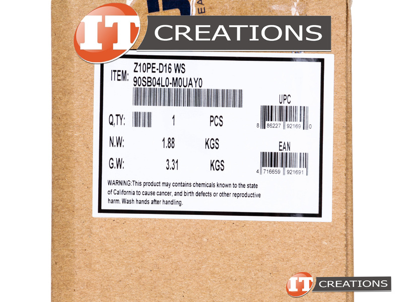 Z10PE-D16 WS-RETAIL - Retail - ASUS Z10PE D16 WS MOTHERBOARD DUAL ...